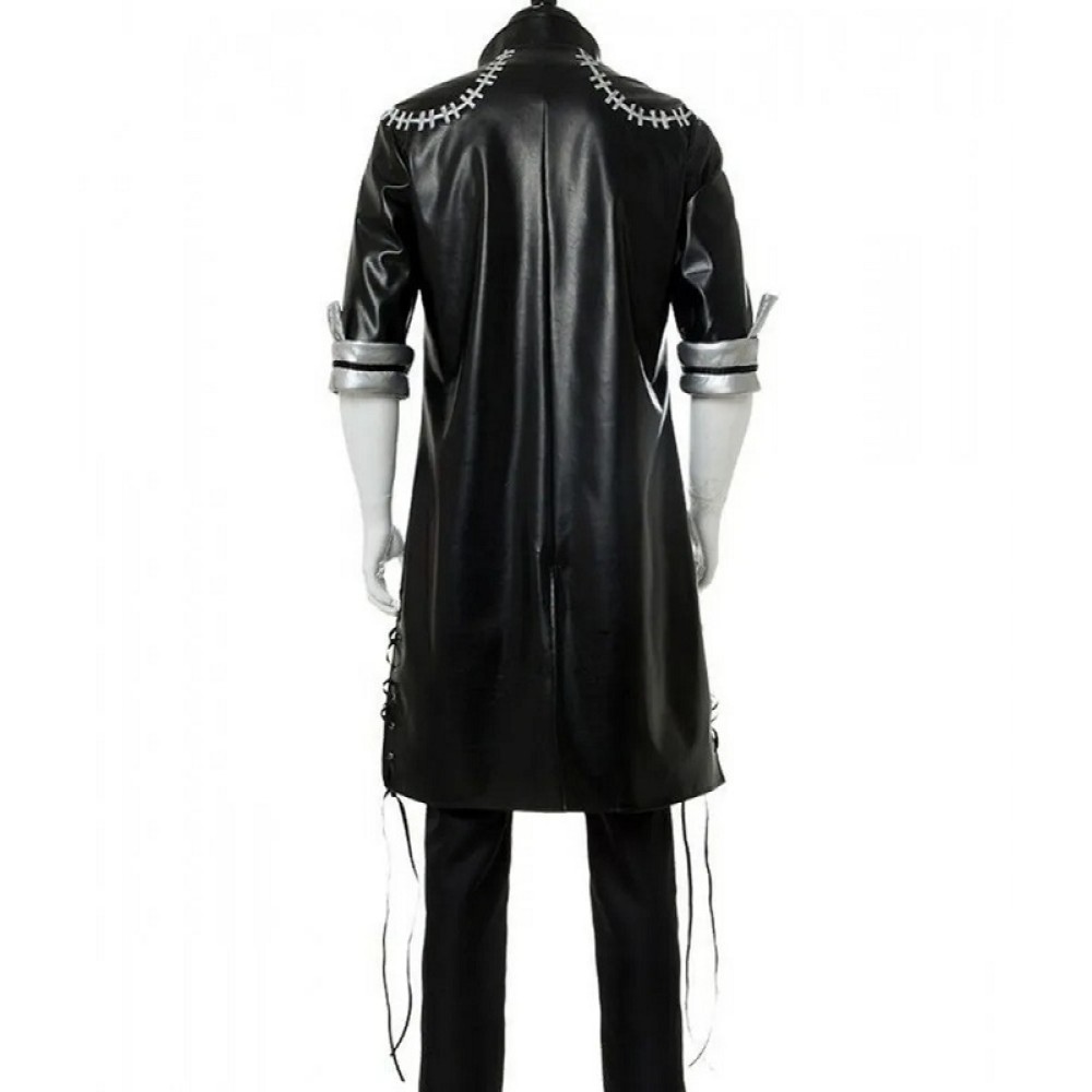 Dabi My Hero Academia Leather Coat Halloween Cosplay Costume - Dabi-01