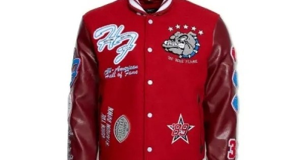 Jordan Craig Canton Red Varsity Jacket (Hall Of Fame)