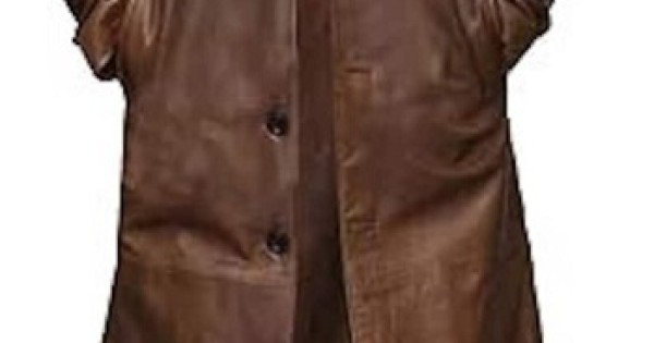 Mens Duster Goth WW2 Detective Long Trench Coat