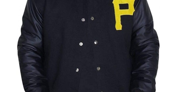 Pittsburgh Pirates P Logo Baseball Majestic Varsity Jacket