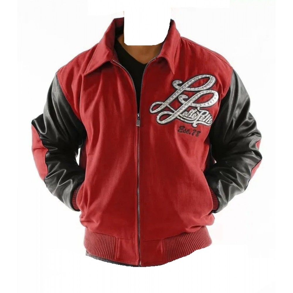 Pelle Pelle Notorious Red Varsity Jacket