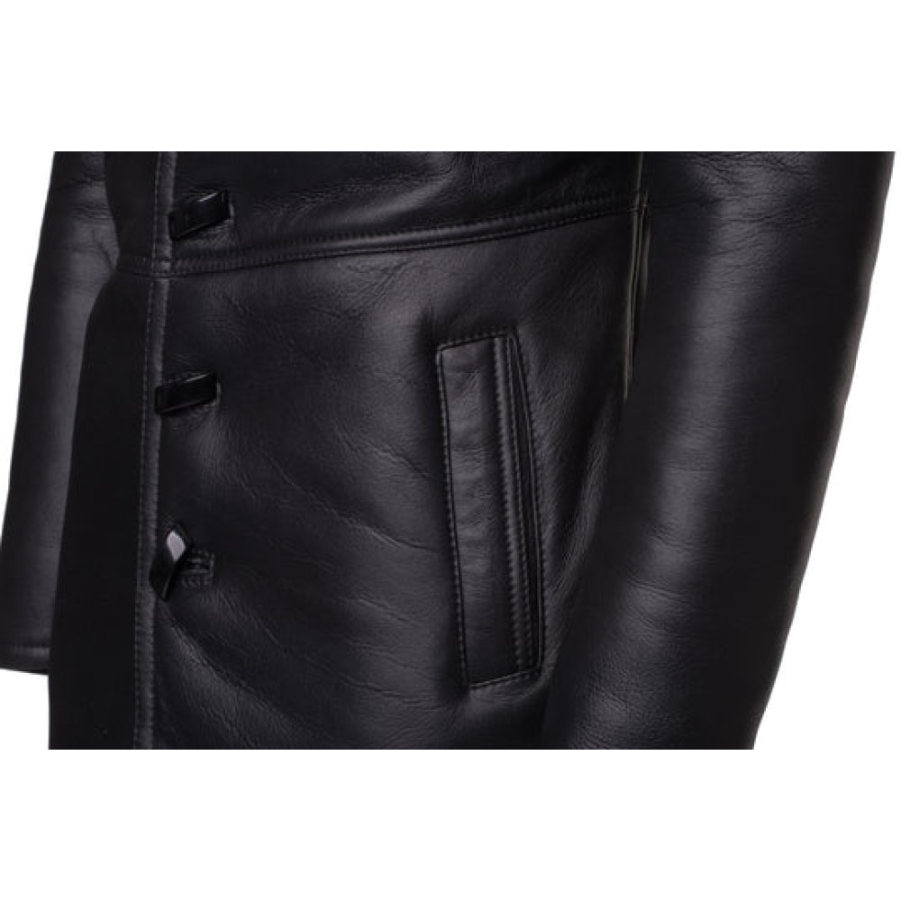 Real Shearling Coat inspired by Ryan Gosling's Blade Runner 2049 Trench ...