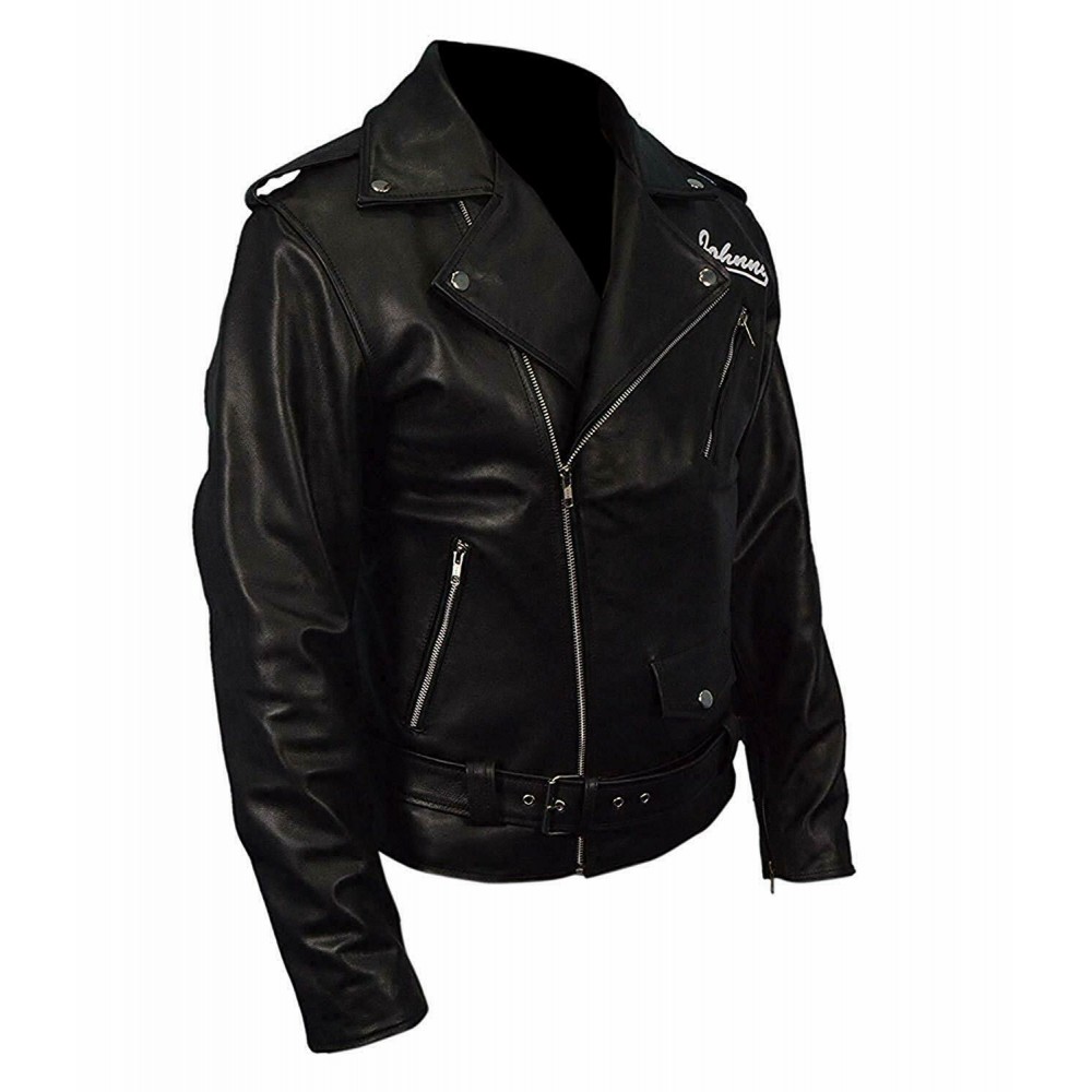 Vintage BRMC Brando Wild One Motorcycle Black Leather Rider Jacket