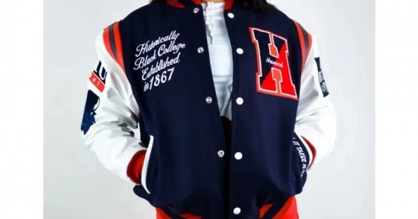 Womens Howard University Varsity Jacket - Howard-00